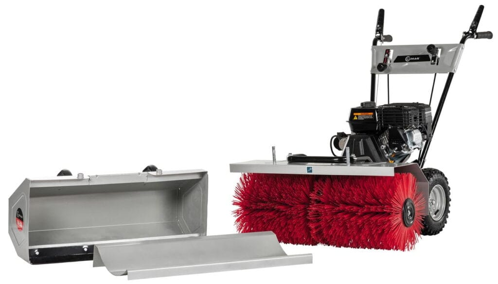 Power Brush Sweeper Lumag KM800 80cm Petrol Yard E-Start Inc Collection ...