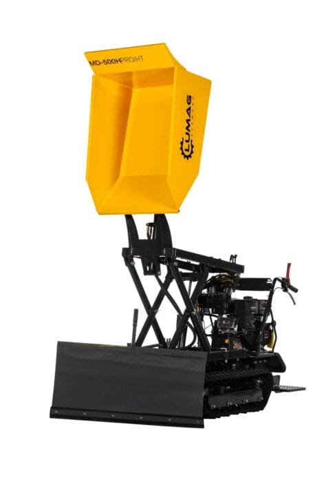 Lumag MD500H PRO HT 500kg Petrol High Tip Mini Dumper with Hydraulic ...