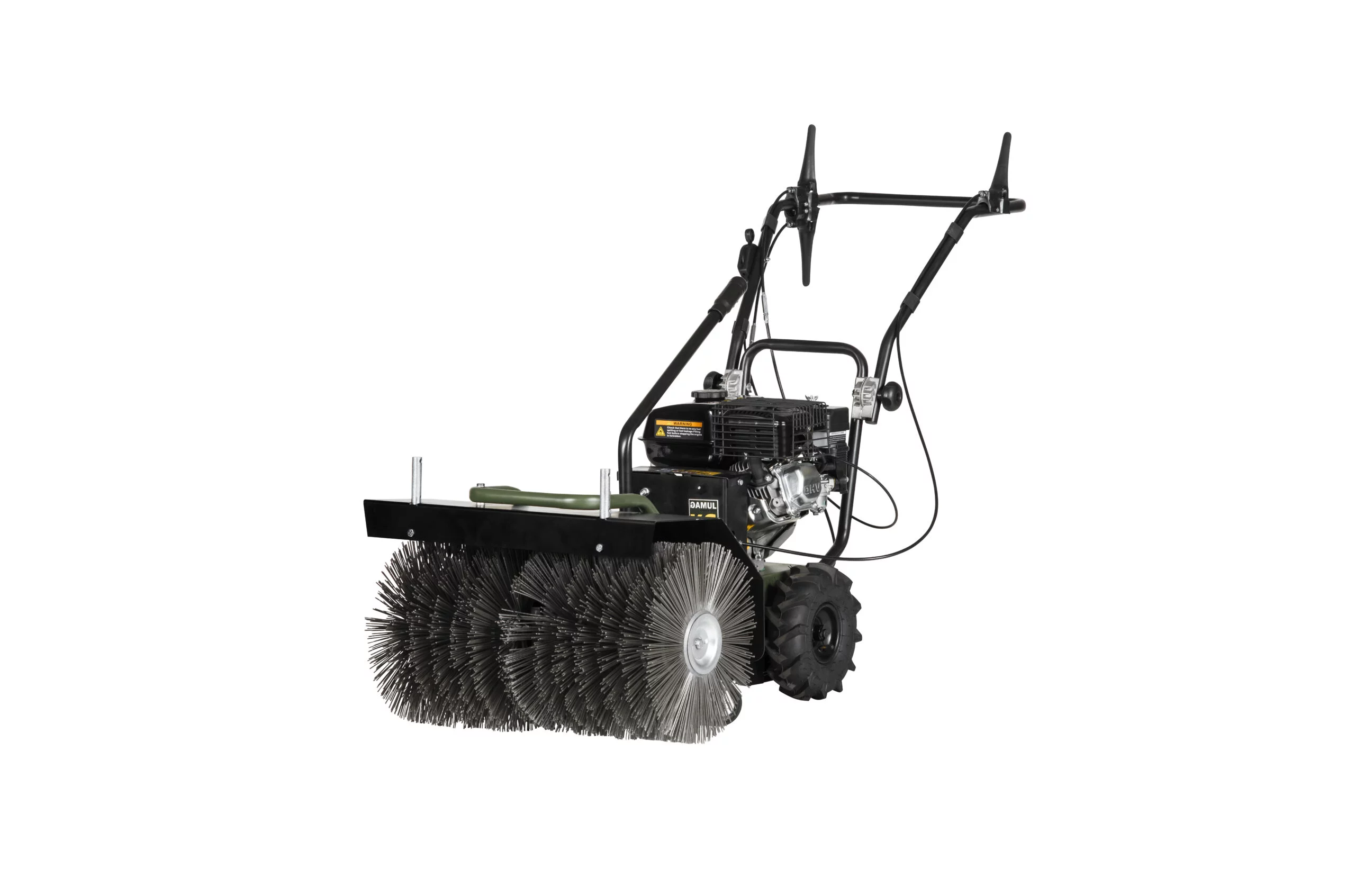 Petrol Sweeper Road Sweeper 600mm Wide 196cc GAMUL K6 - Lumag Distribution