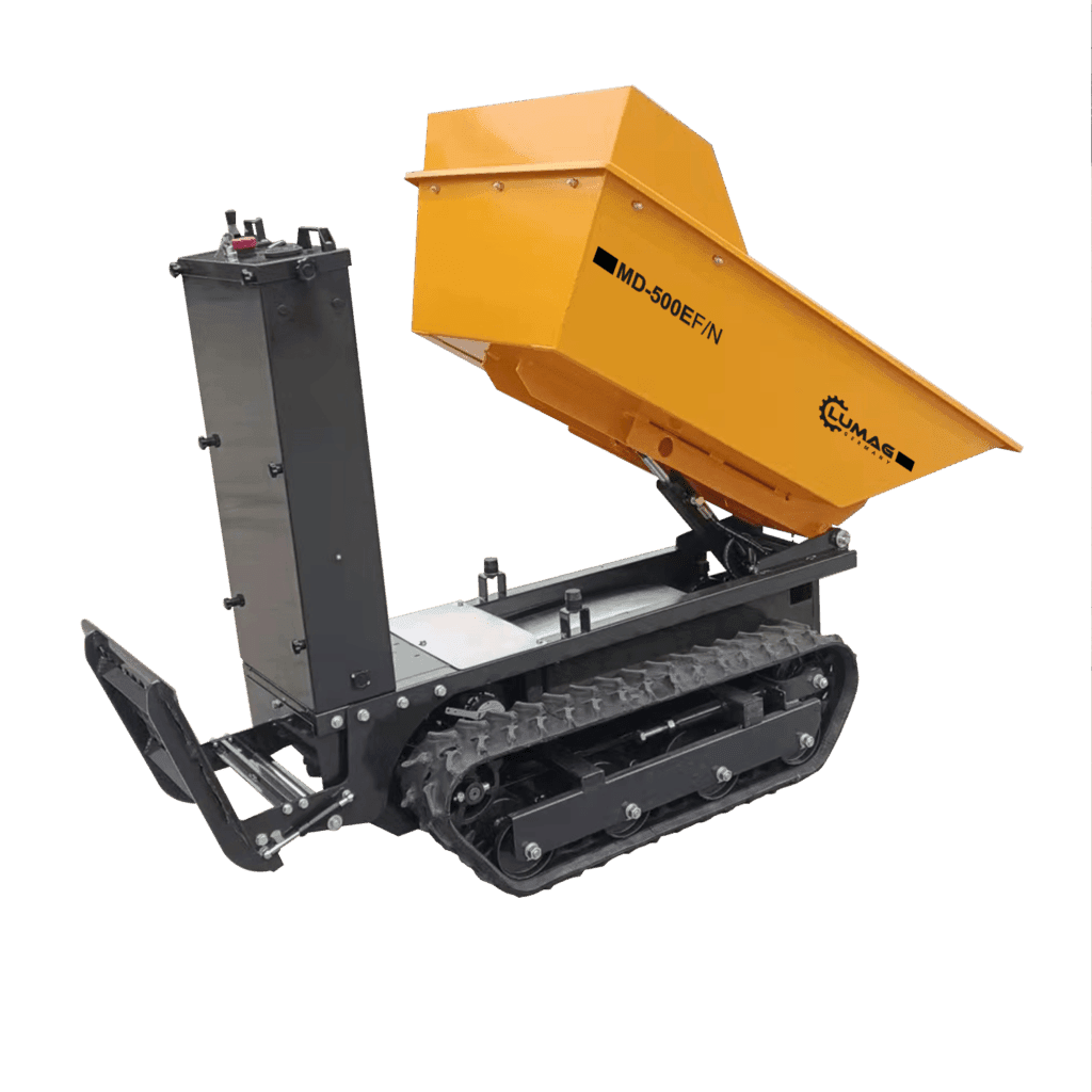 Mini dumper tracked electric power barrow with remote contol function ...